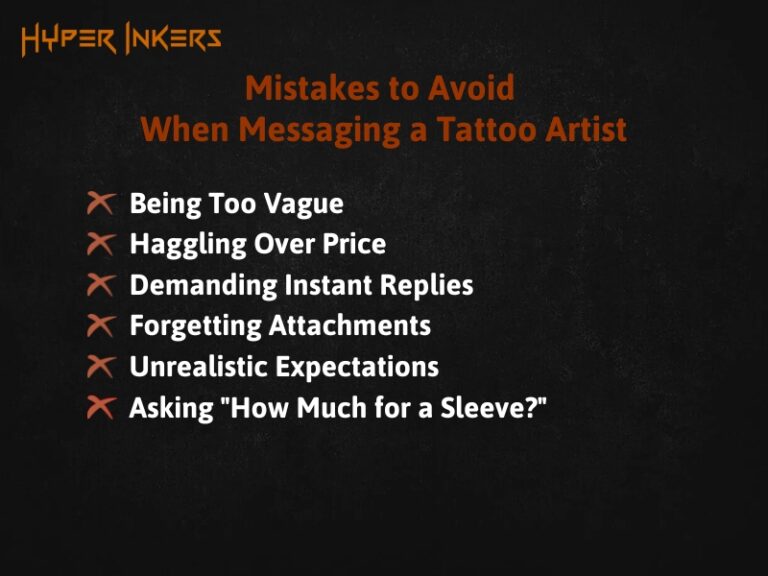 How to Message a Tattoo Artist: Step By Step Guide